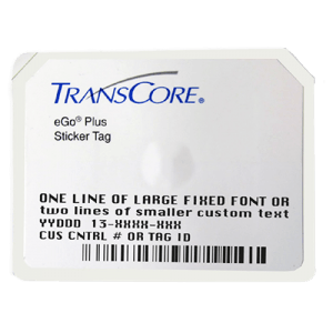 Transcore eGo Plus 13-3250-001 Mini Windshield Sticker Tag | Vehicle ...