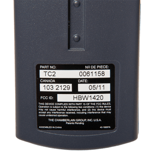 Chamberlain TriCode 2 Button Garage Remote | Garage and Gate Remotes ...